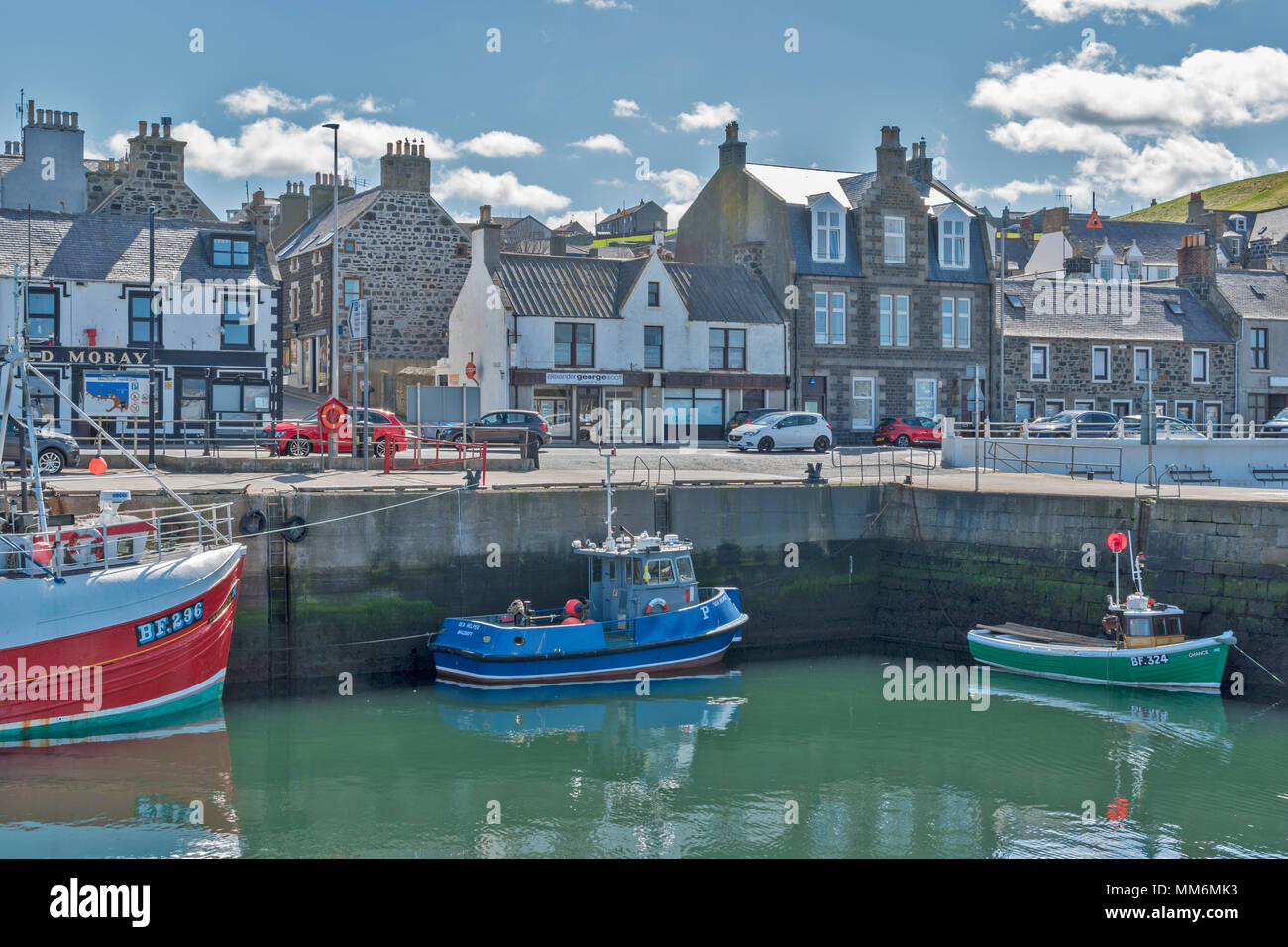 MACDUFF ABERDEENSHIRE SCOTLAND SHIPYARD OR BOATYARD BOATS IN THE ...