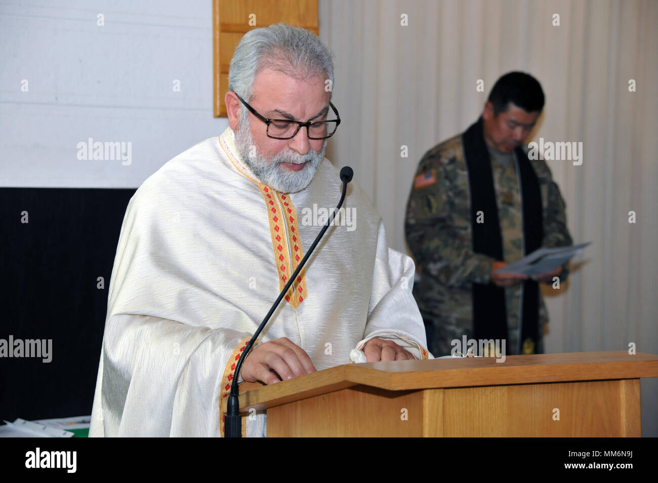 Father George Khoury, associate professor of Levantine at the Defense ...