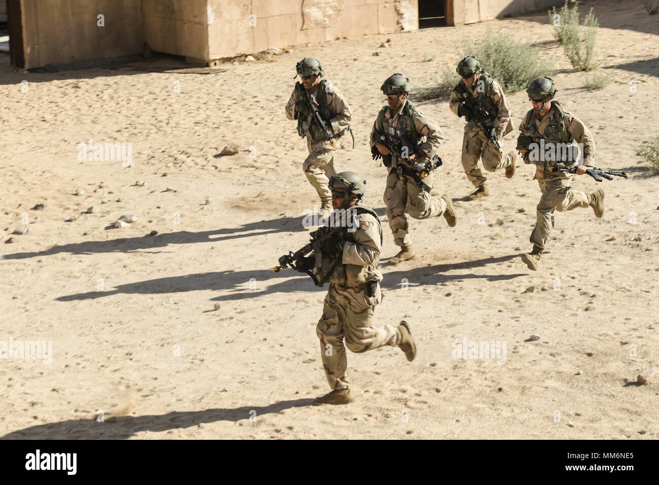FORT IRWIN, Calif. – 11th Armored Cavalry Regiment Troopers maneuver ...