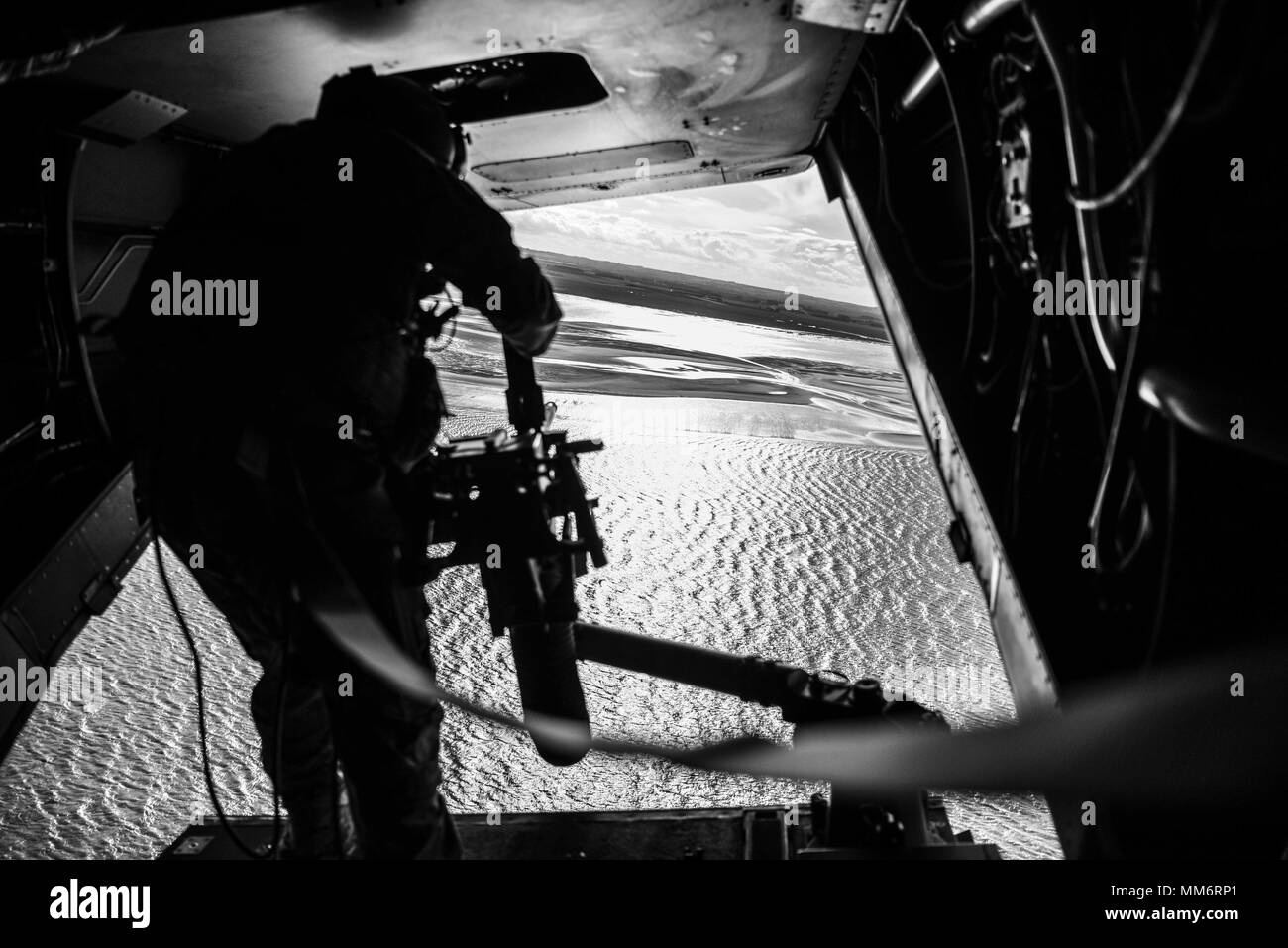 An Air Commando from the 7th Special Operations Squadron, 352d Special ...