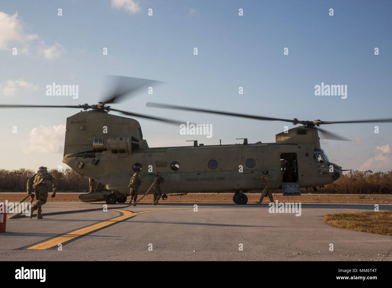 U.S. Marine bulk fuel specialists with Marine Wing Support Squadron 473 ...