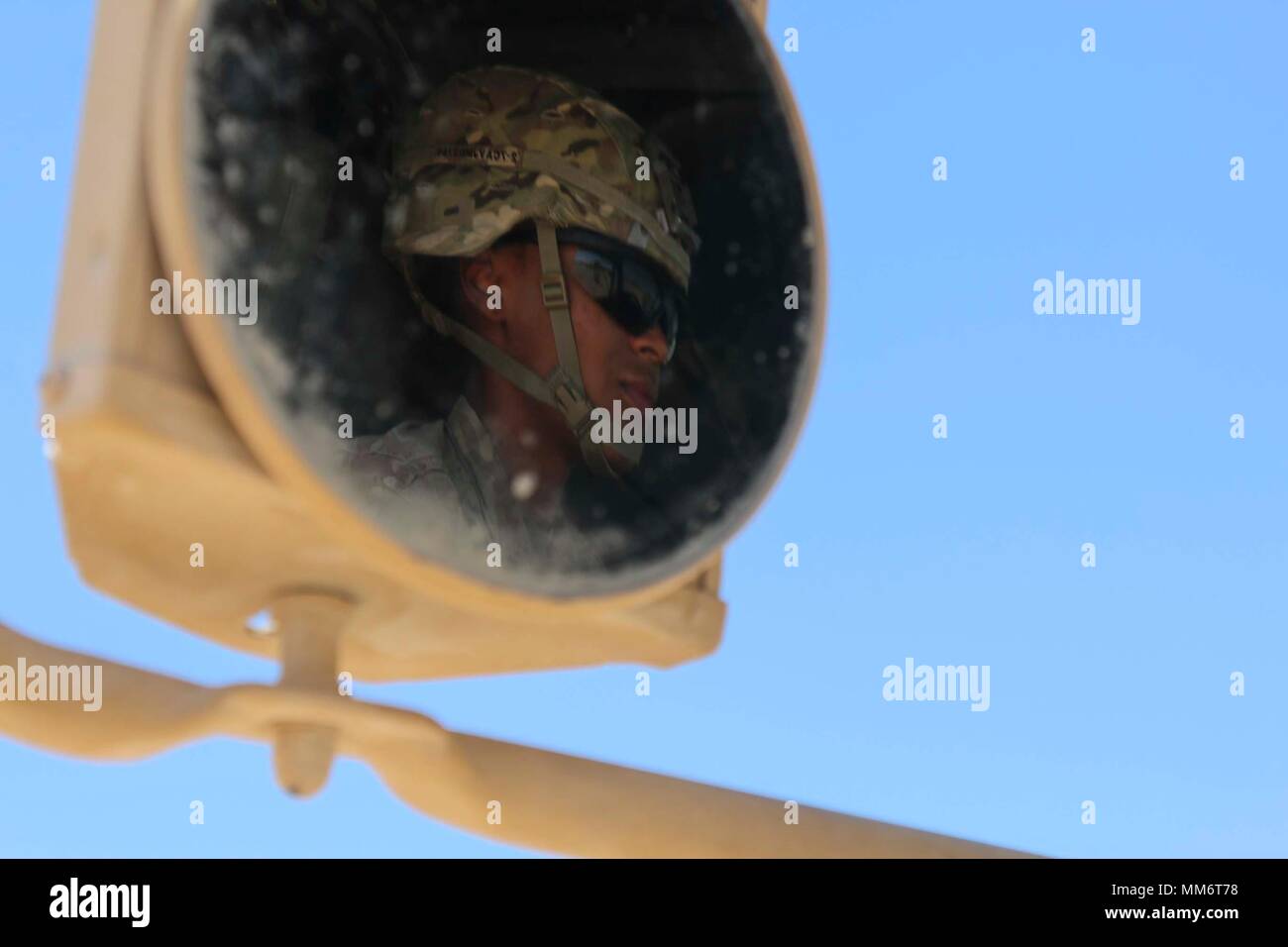 Spc. Markisha Davis, a truck driver assigned to Juliet Forward Support ...