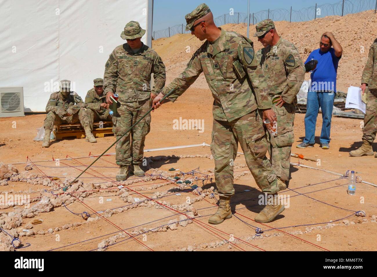 Capt. Bryan Groves, the commander of Charlie Company, 2nd Battalion ...