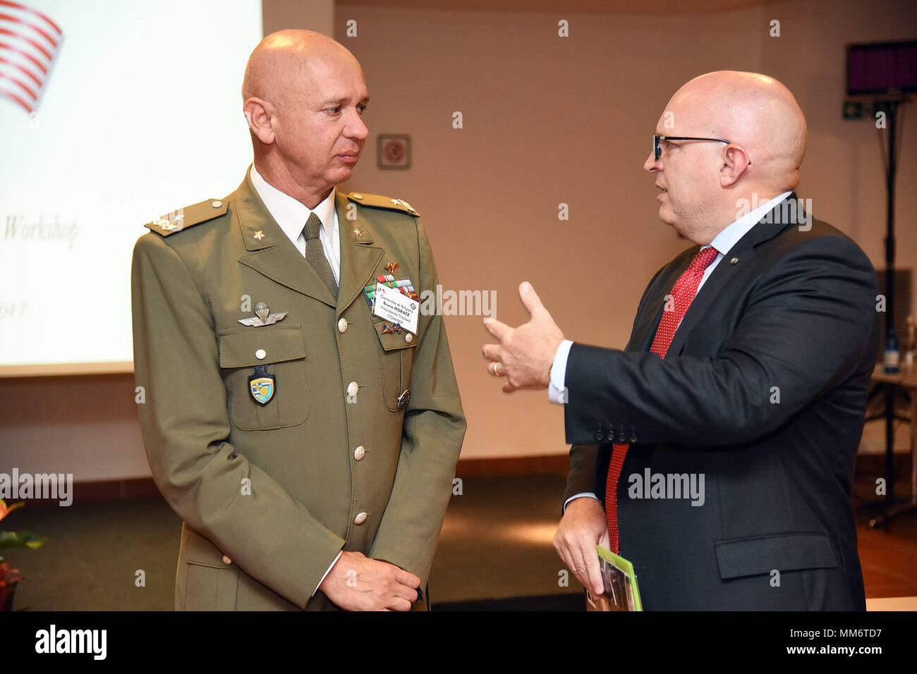 Brig. Gen. Bruno Morace, Commanding General Italian Army Friuli Venezia ...