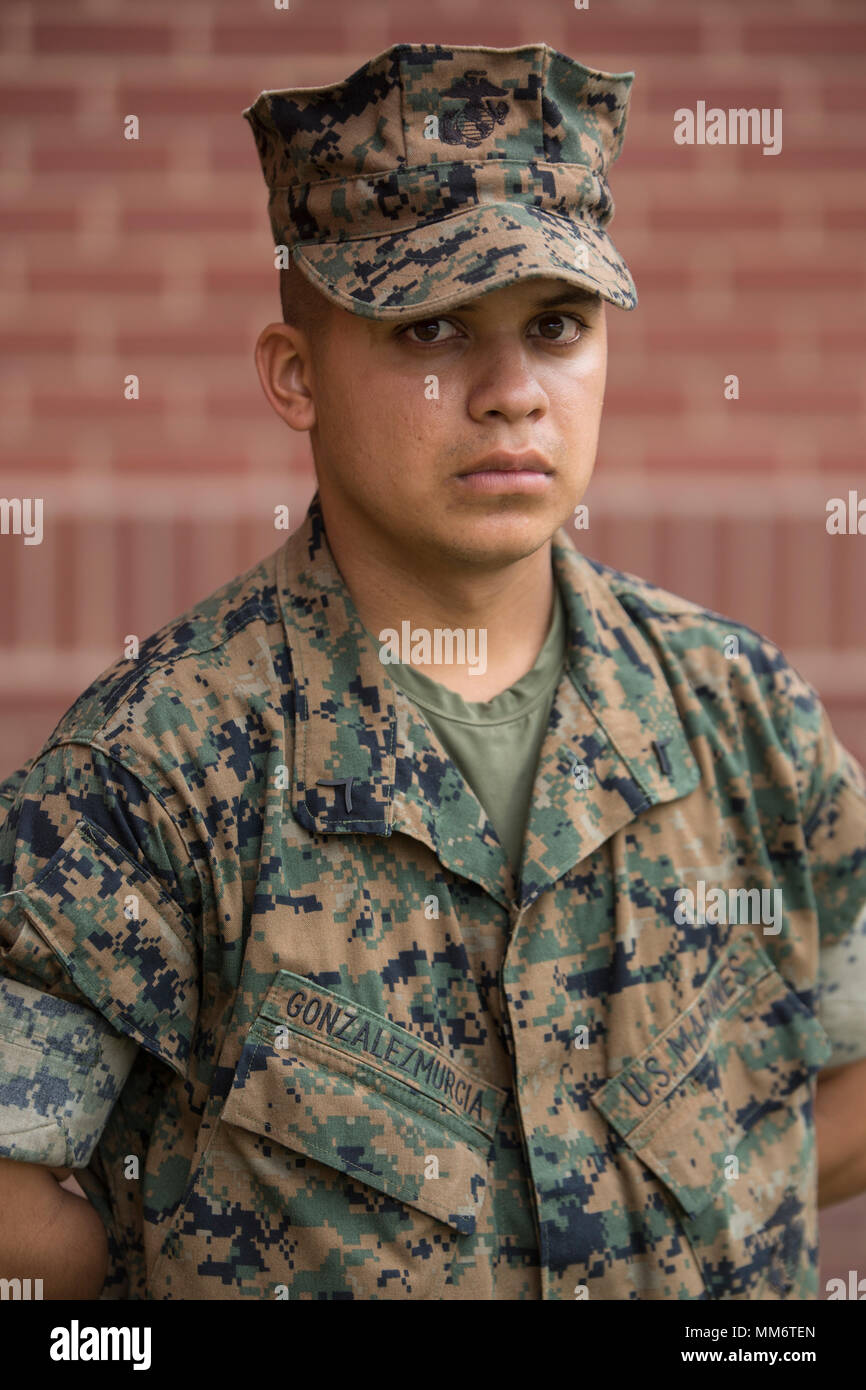 U.S. Marine Corps Pfc. Kevin Gonzalez Murcia, Platoon 3066, Kilo ...