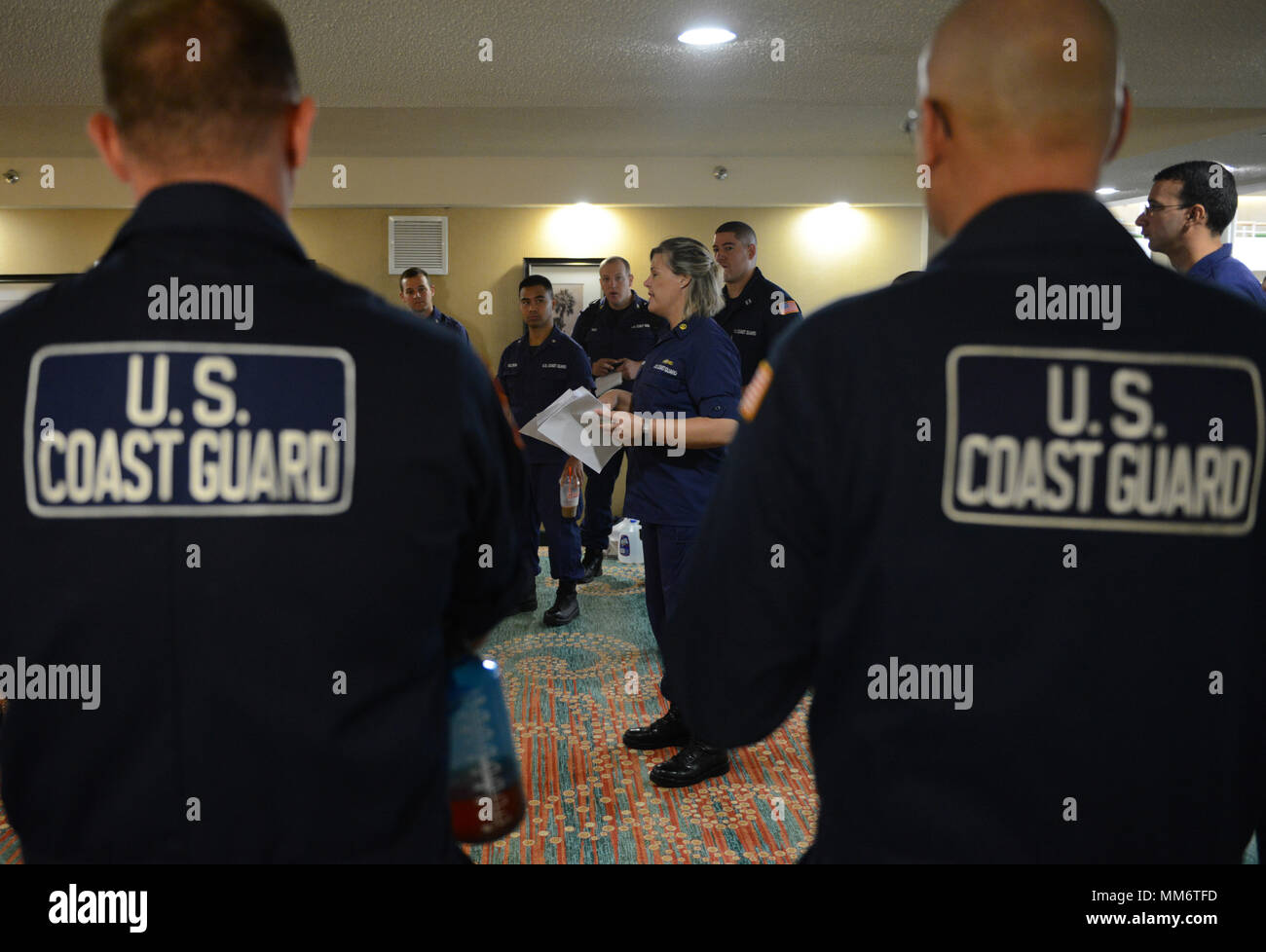 Chief Warrant Officer Bridgette Brown, a marine safety specialist ...