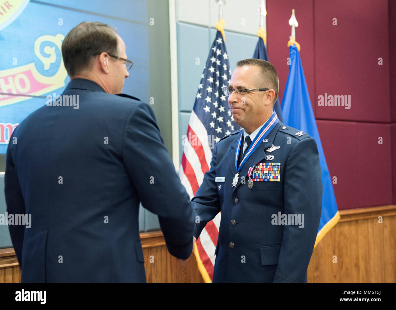 Colonel James M. Heuring retired from the Idaho Air National Guard ...