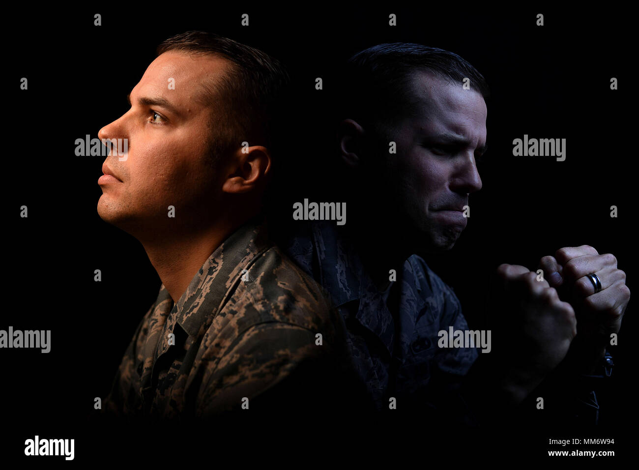 Tech. Sgt. Lloyd, 22nd Attack Squadron MQ-9 Reaper sensor operator ...