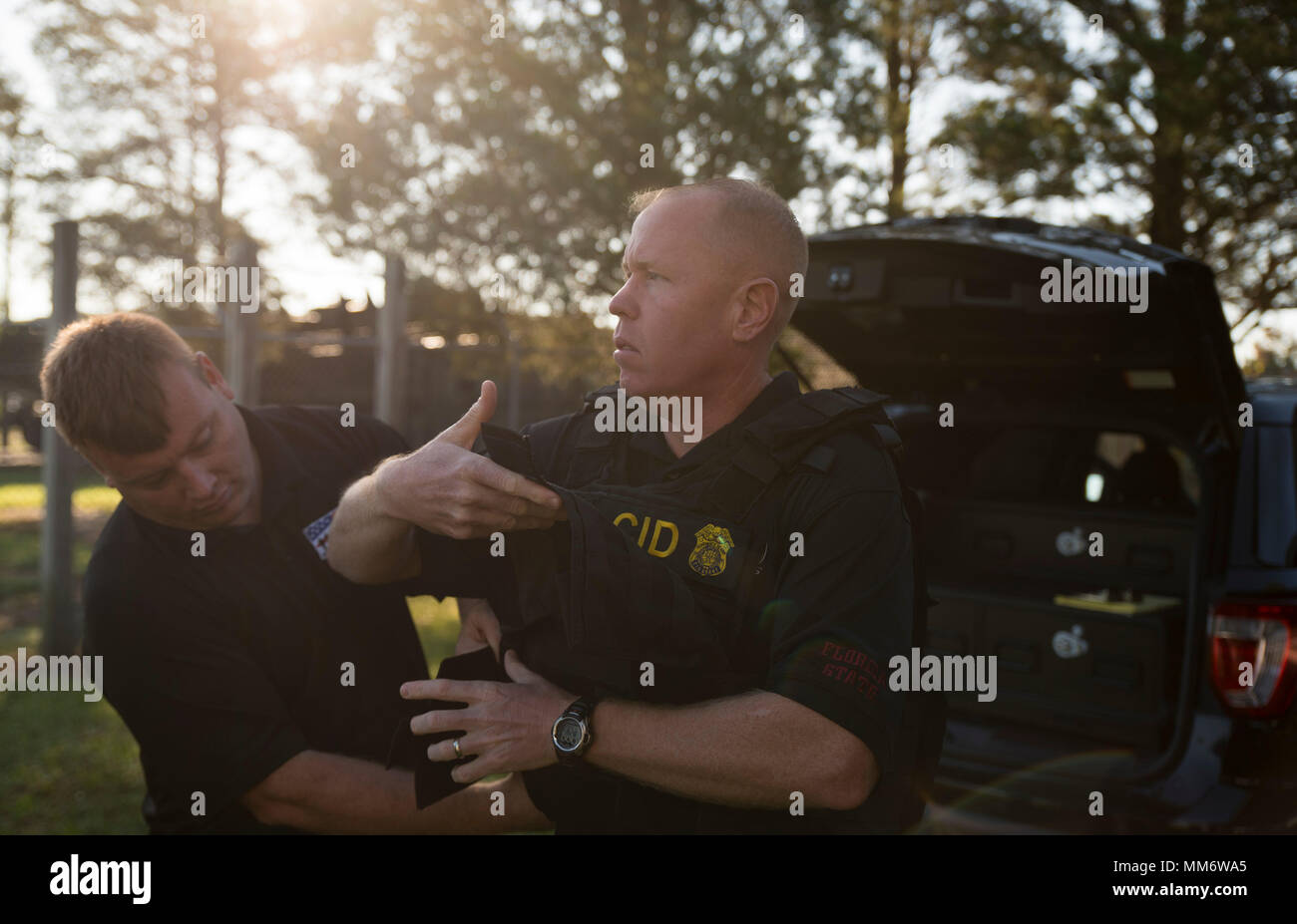 Special Agent Ronald Bowling with the 383rd Military Police Detachment ...