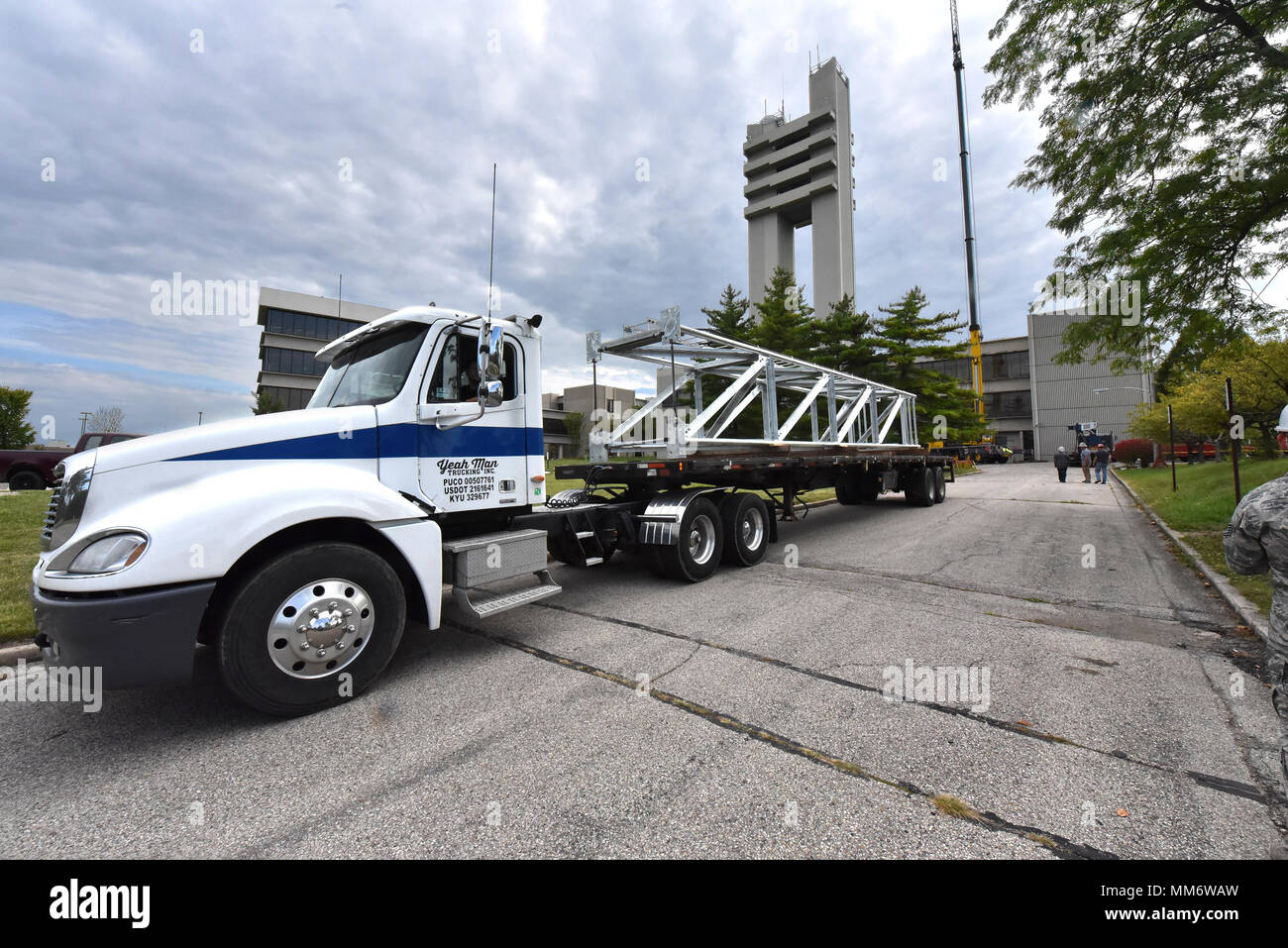 The new 88th Communications Squadron Land Mobile Radio Antenna tower ...