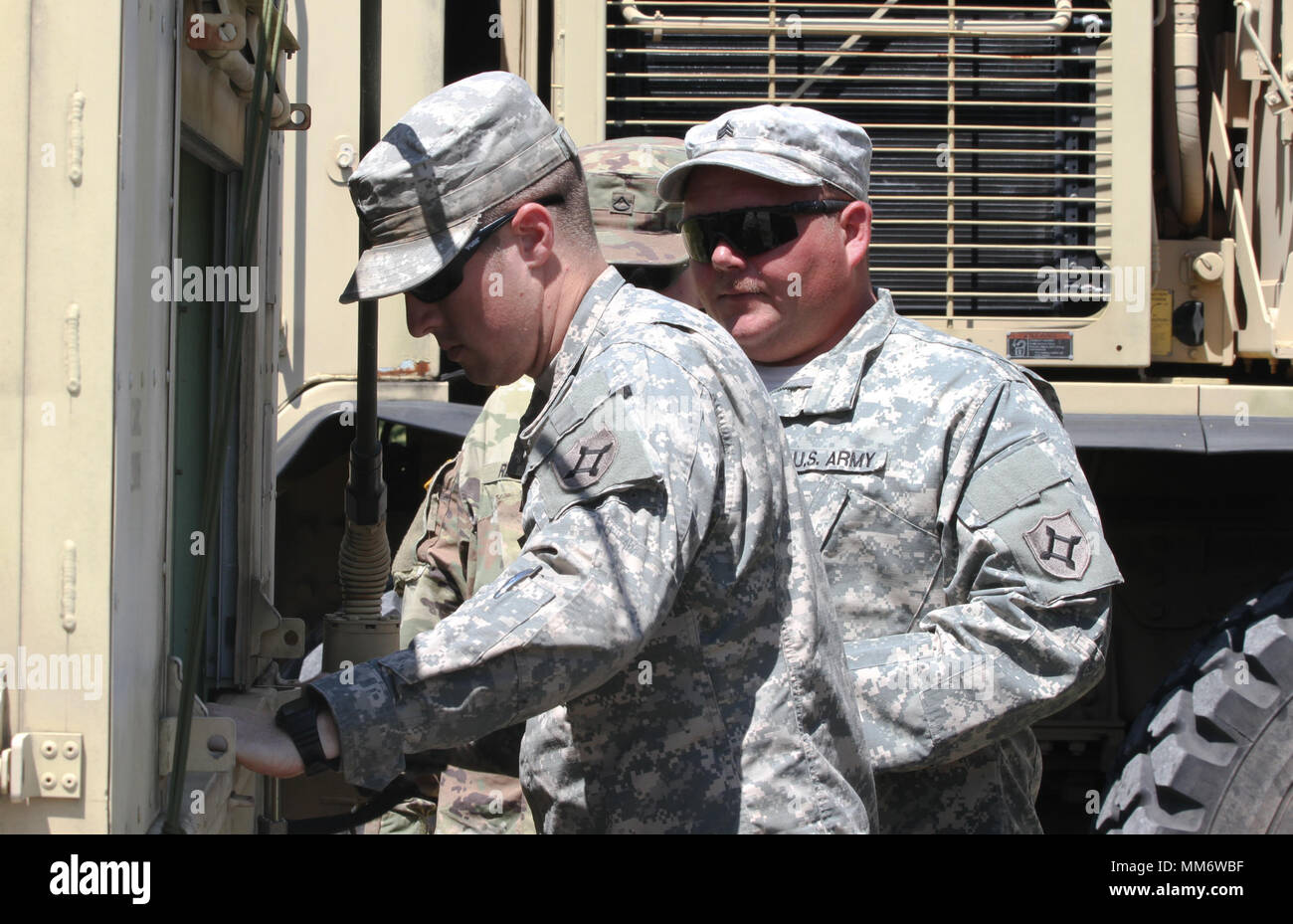 Soldiers of the 868th Engineer Company, Live Oak, Fla., conduct ...