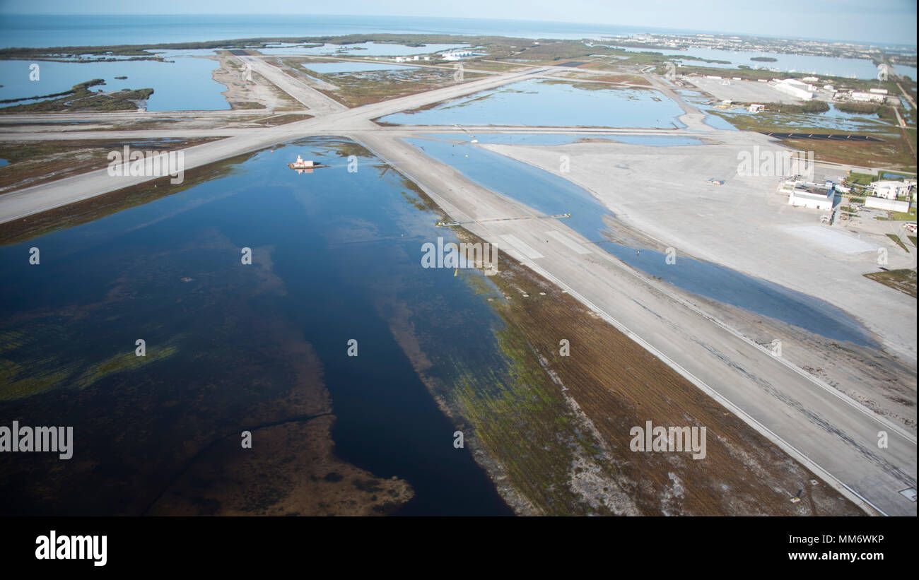 An aerial view of U.S. Naval Air Station Key West - Boca Chica Field ...
