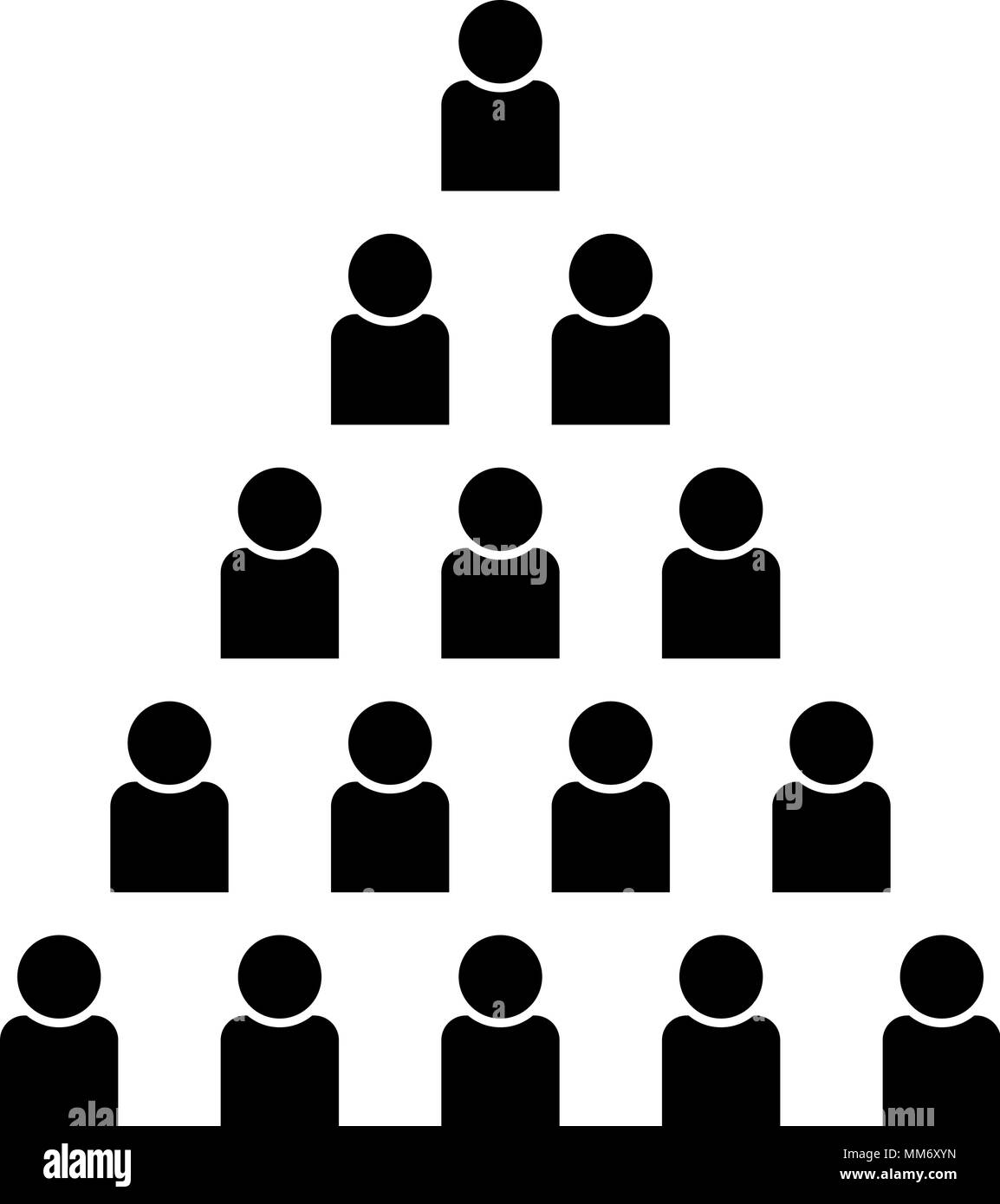 Team pyramid Black and White Stock Photos & Images - Alamy