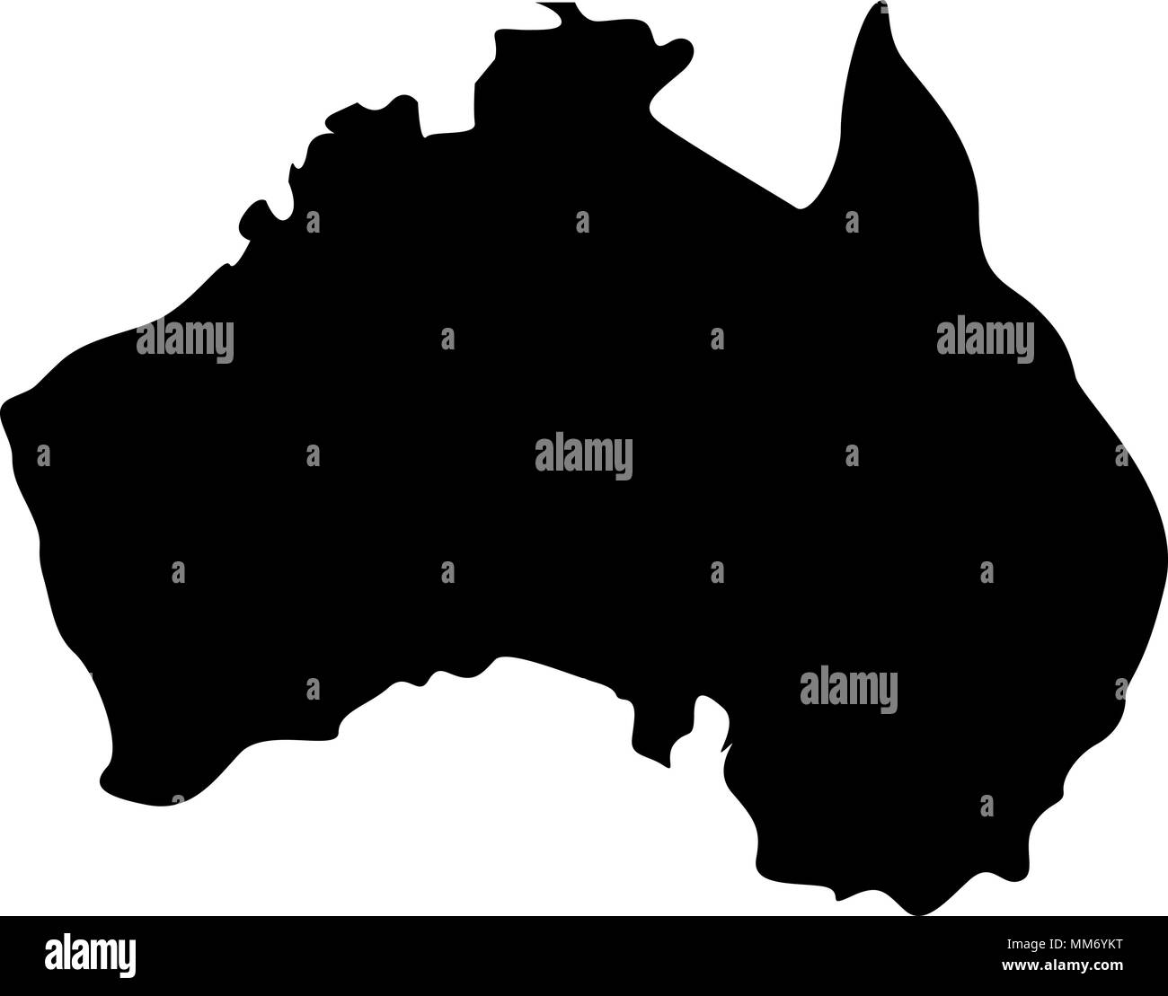 Continent Of Australia Black and White Stock Photos & Images - Alamy