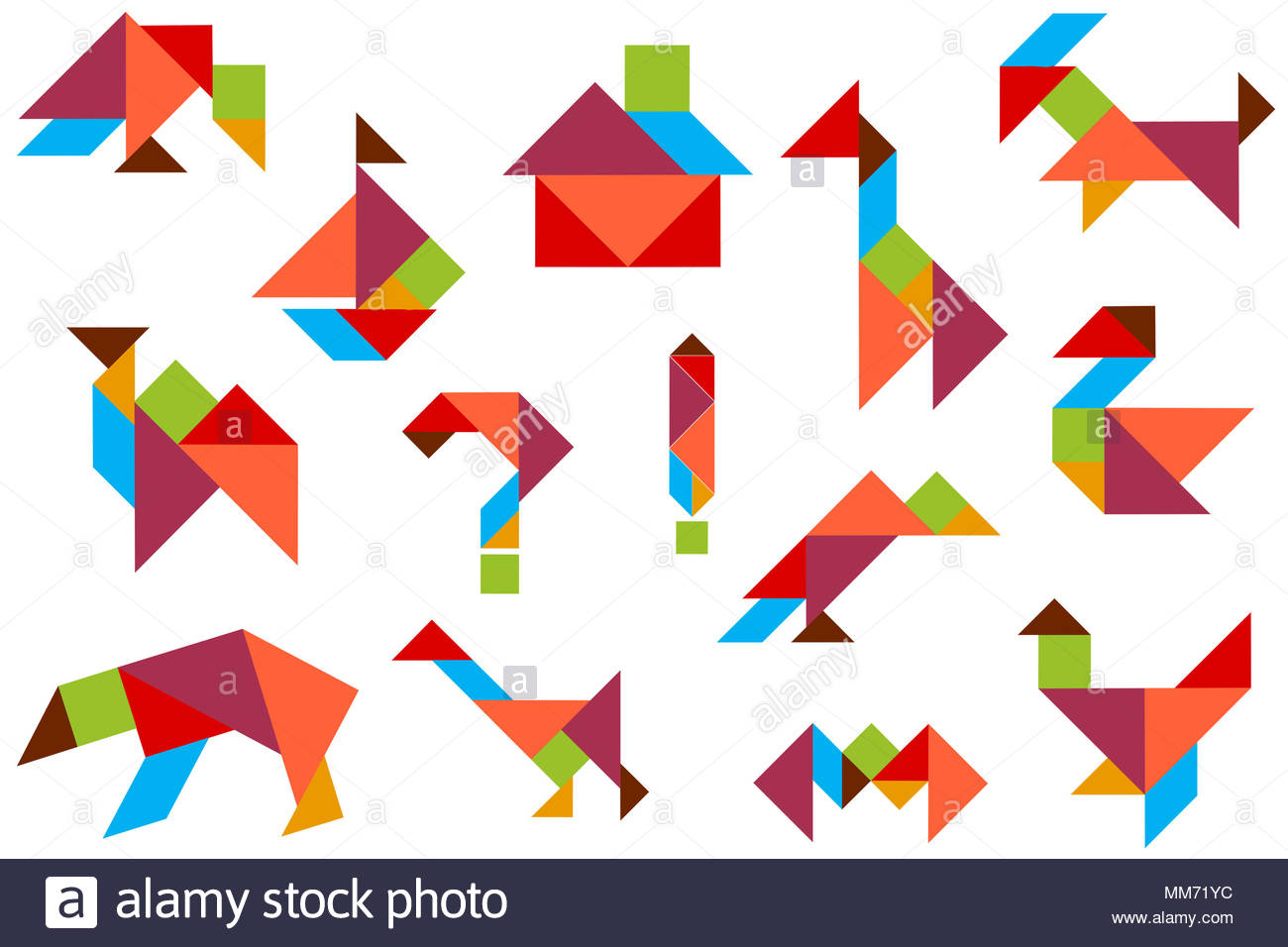 Tangram Stock Photos & Tangram Stock Images - Alamy
