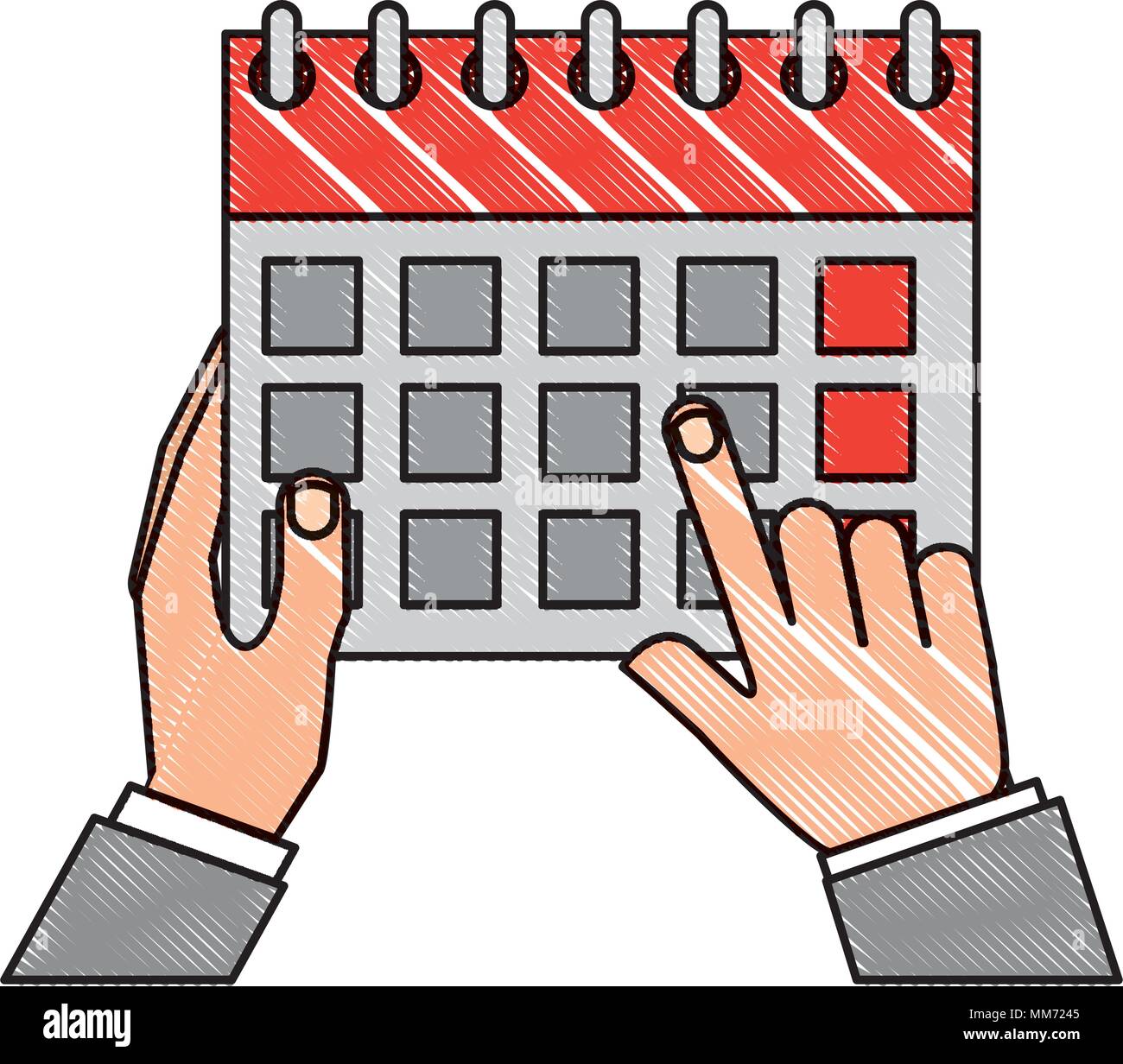 Organizer holds sign Stock Vector Images - Alamy