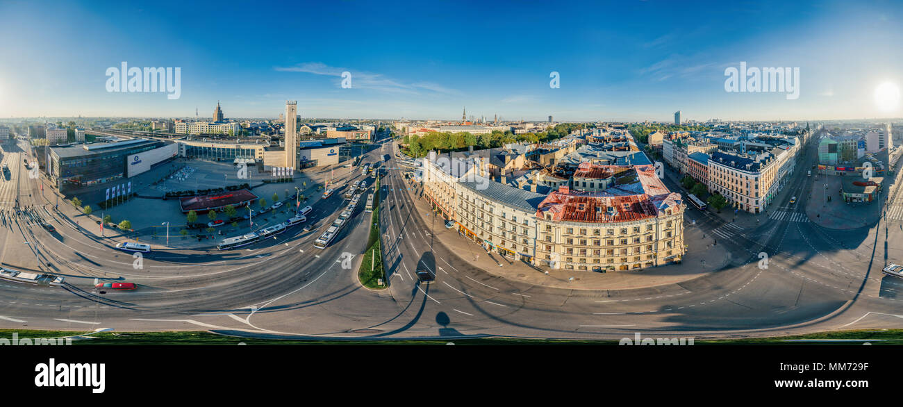 Aerial view riga center hi-res stock photography and images - Alamy