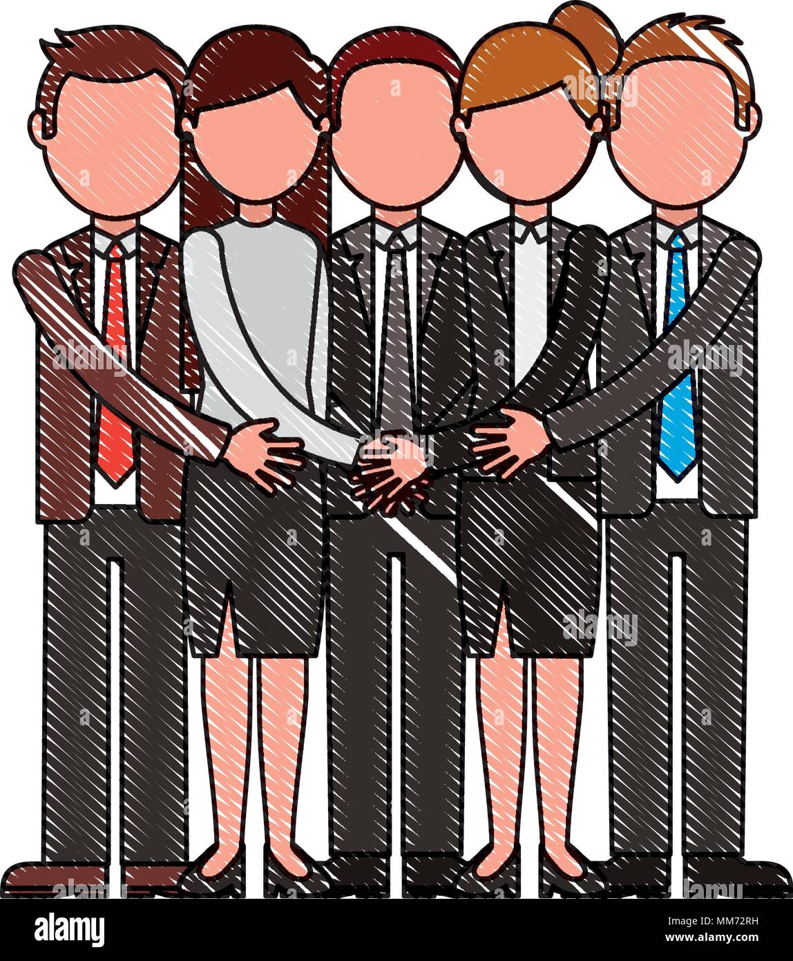 business people team group characters Stock Vector Image & Art - Alamy