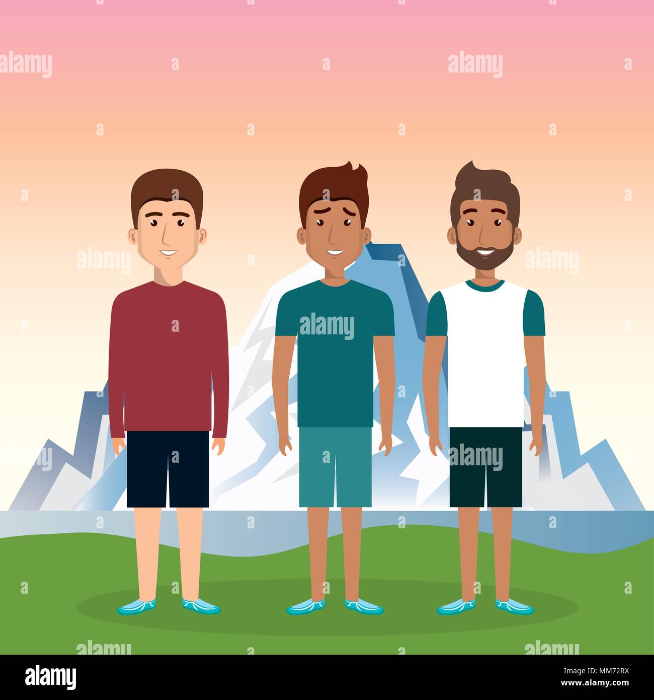 group of people avatars characters Stock Vector Image & Art - Alamy