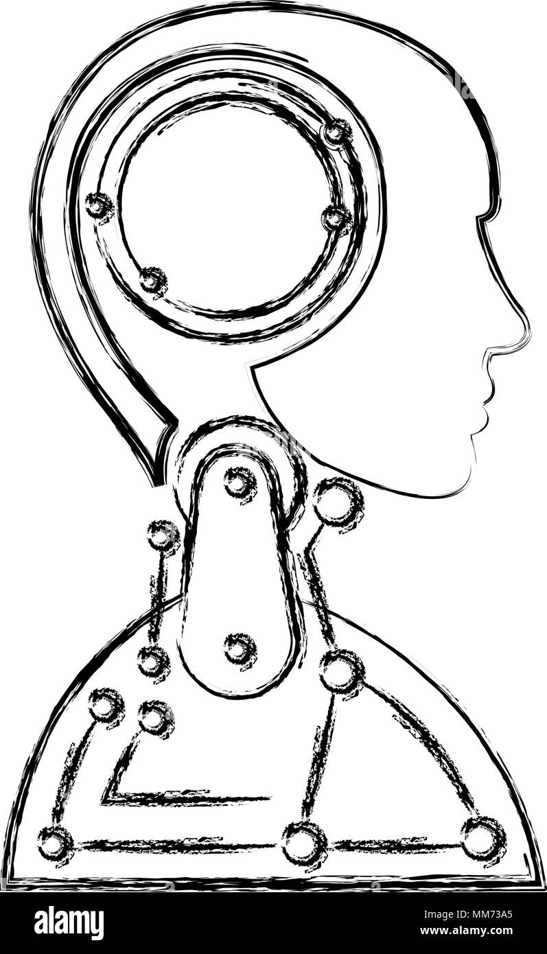 robot humanoid profile icon Stock Vector Image & Art - Alamy