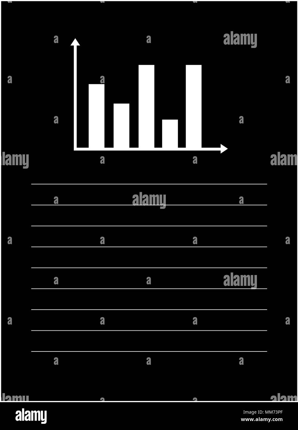 document paper with statistics Stock Vector Image & Art - Alamy