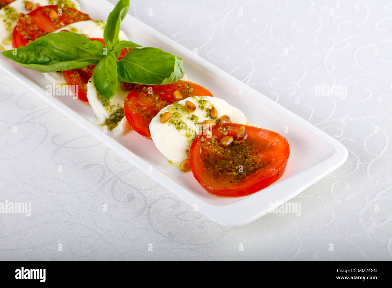 Caprese salad- Italian style Stock Photo - Alamy