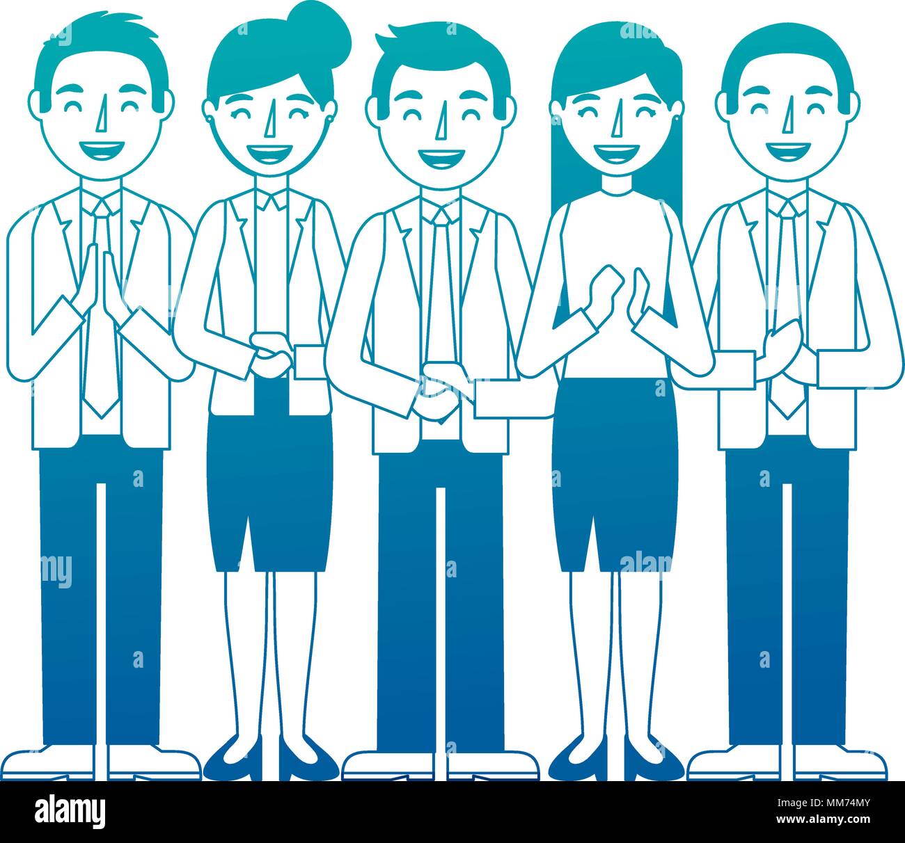 business people team group characters Stock Vector Image & Art - Alamy