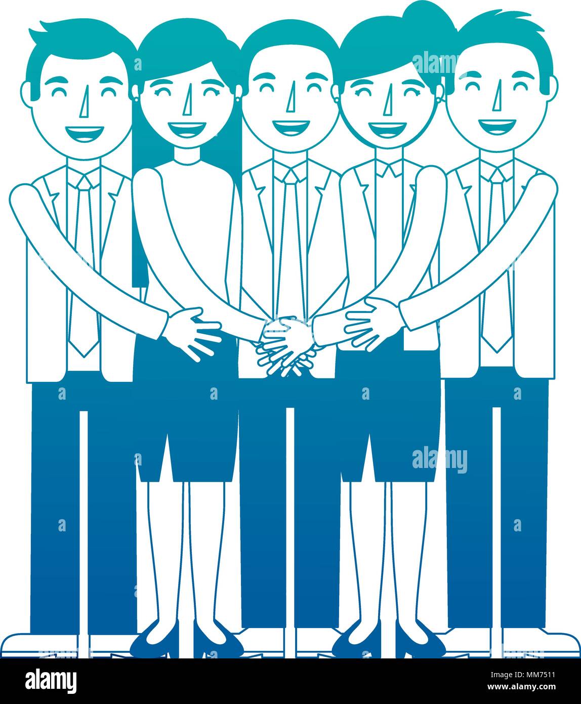 business people team group characters Stock Vector Image & Art - Alamy