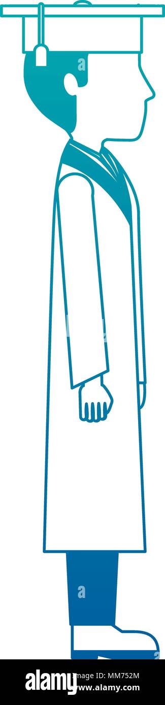 Back side man in cap Stock Vector Images - Alamy