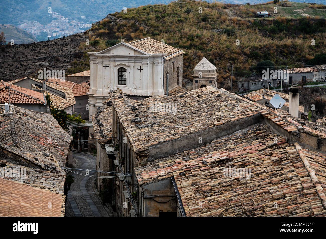 View of Gerace, Calabria, Italy Stock Photo - Alamy