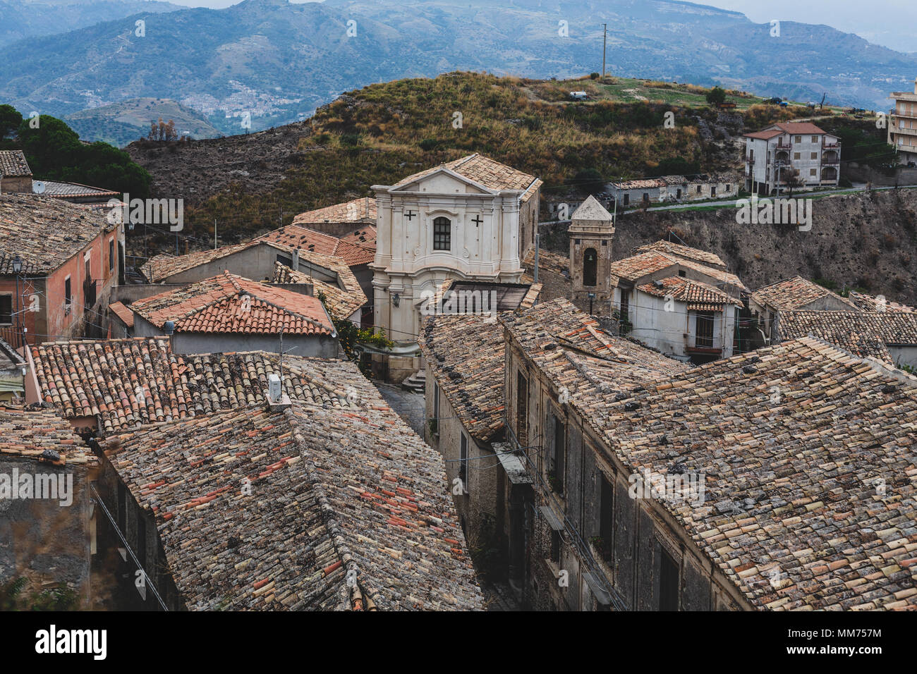 View of Gerace, Calabria, Italy Stock Photo - Alamy