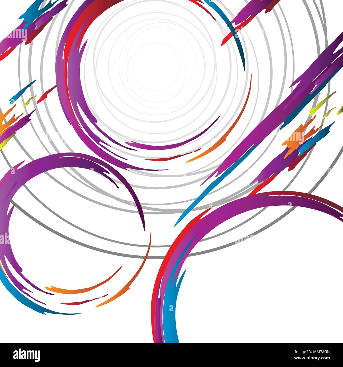 Stylish vector background with circles and place for you text Stock ...