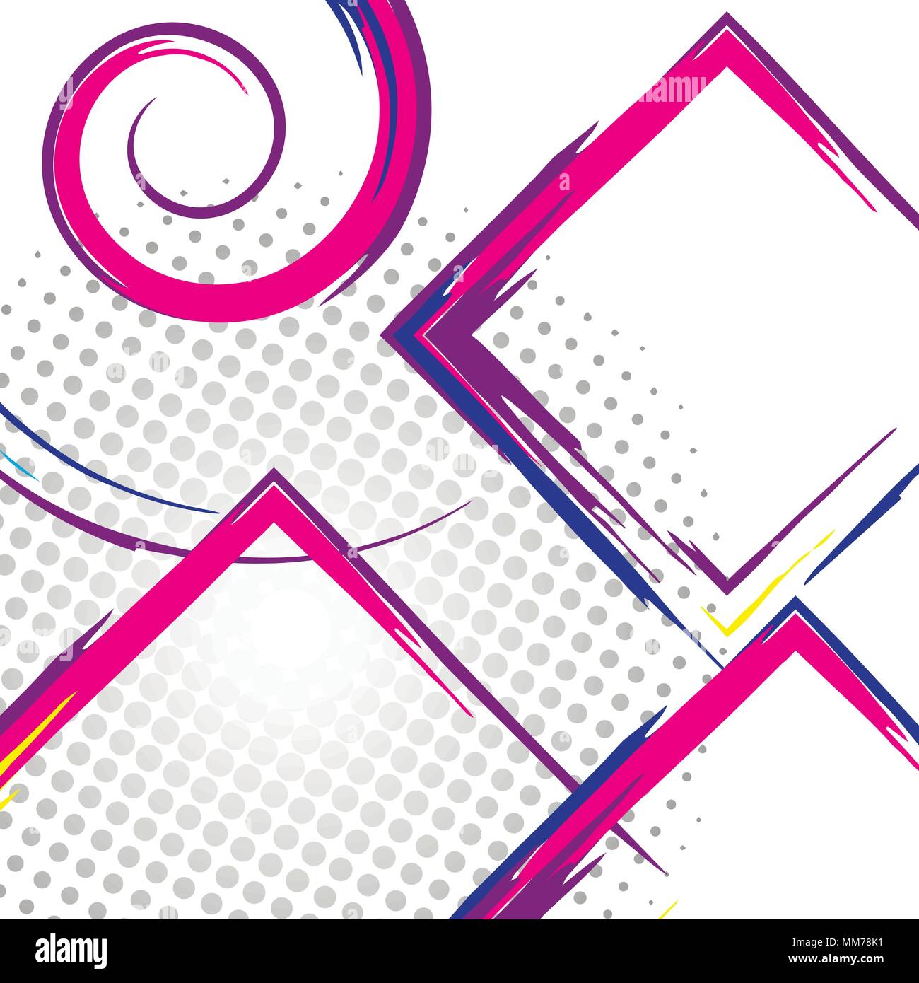 Modern square collage. Colorful vector background with place for your ...