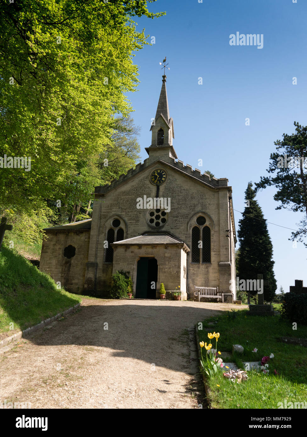 Holy Trinity church, Slad, Gloucestershire, UK Stock Photo - Alamy