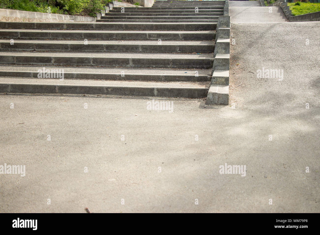 Stairs up to nowhere scene Stock Photo - Alamy