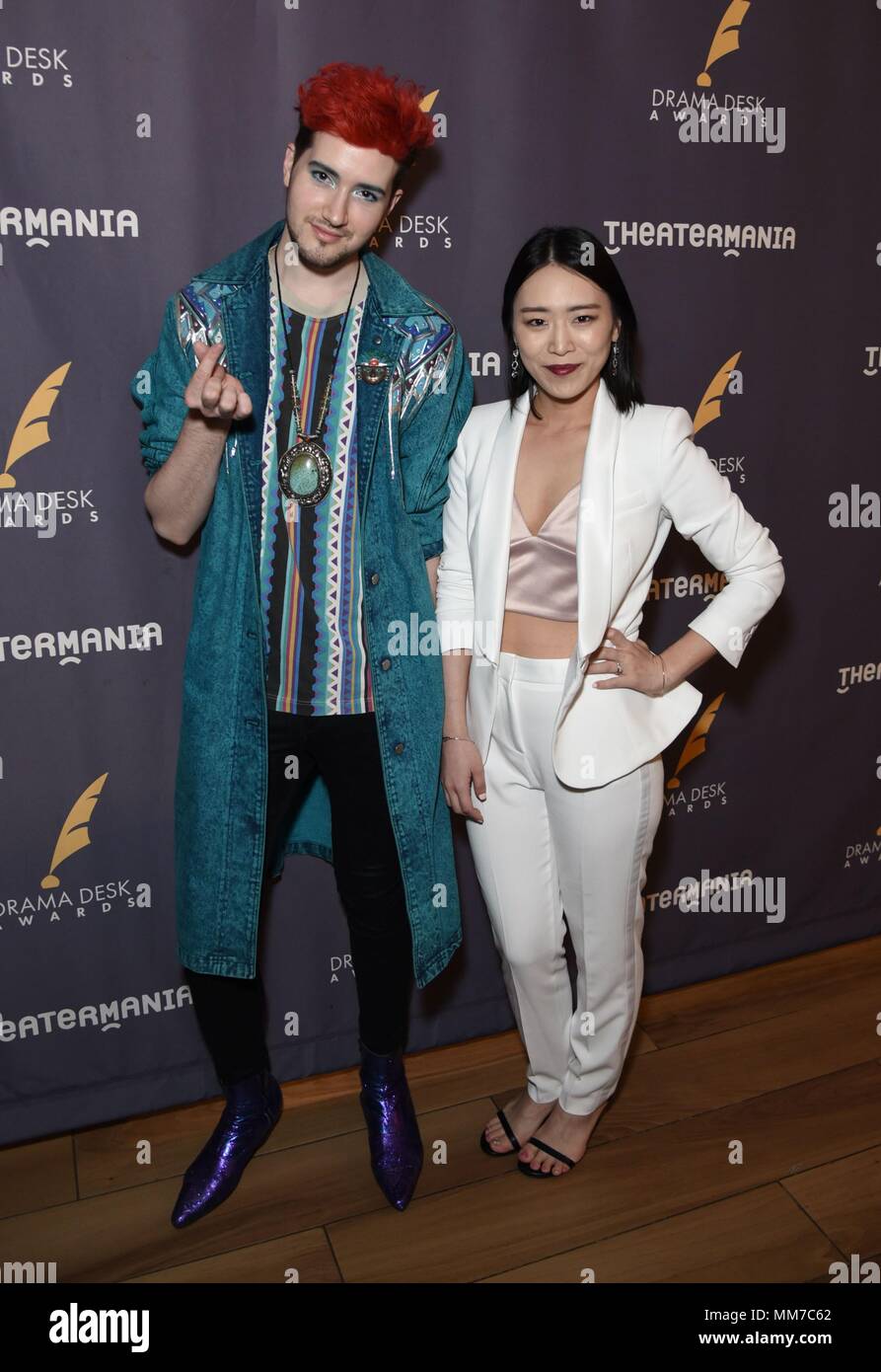 New York, NY, USA. 9th May, 2018. Max Vernon, Helen Park at arrivals ...