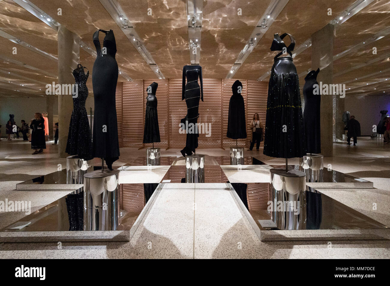 London, UK. 9th May, 2018. Haute couture clothing designed by the late ...