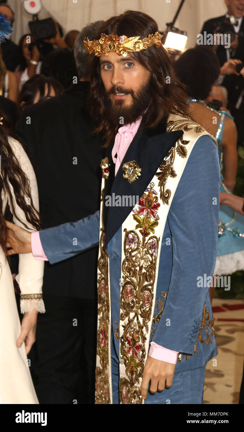 New York City, New York, USA. 7th May, 2018. Actor/singer JARED LETO ...