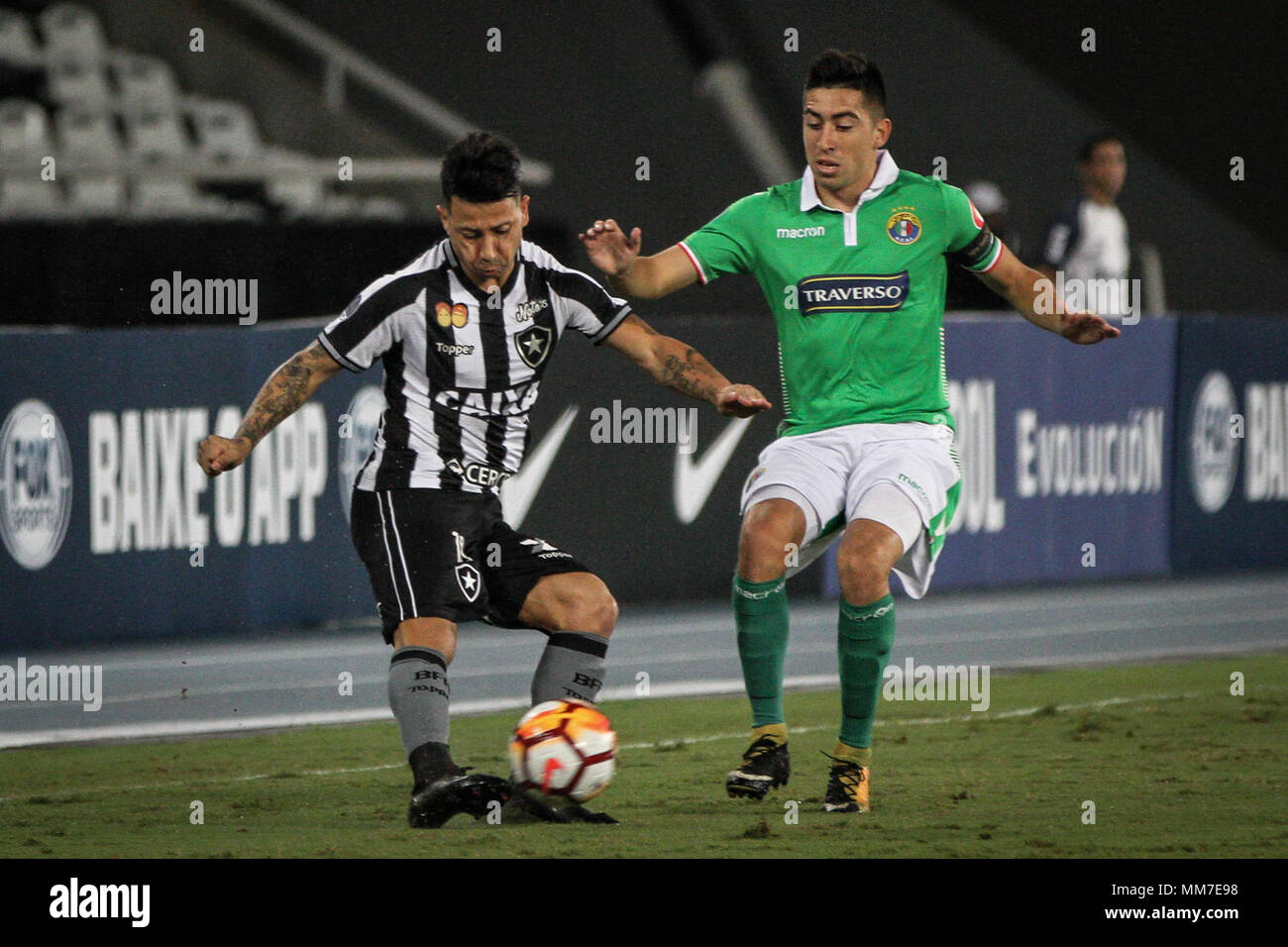 Rio De Janeiro, Brazil. 09th May, 2018. Ball match during Botafogo vs ...