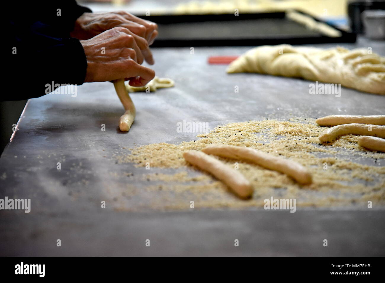 Sesame seed breadsticks hi-res stock photography and images - Alamy