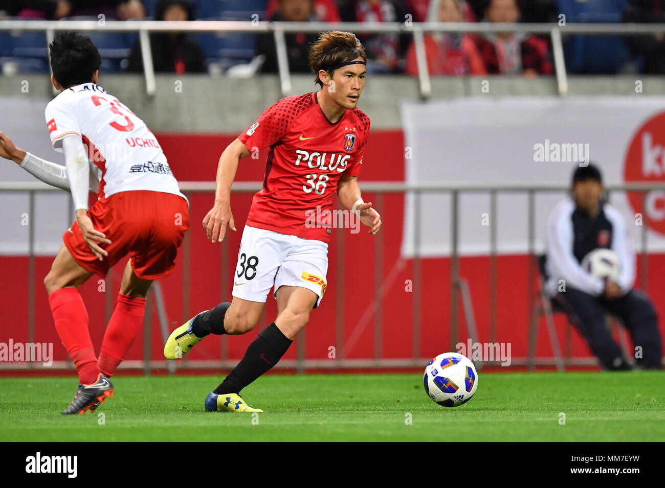 Saitama, Japan. 9th May, 2018. Daisuke Kikuchi (Reds) Football/Soccer : 2018 J.League YBC Levain ...