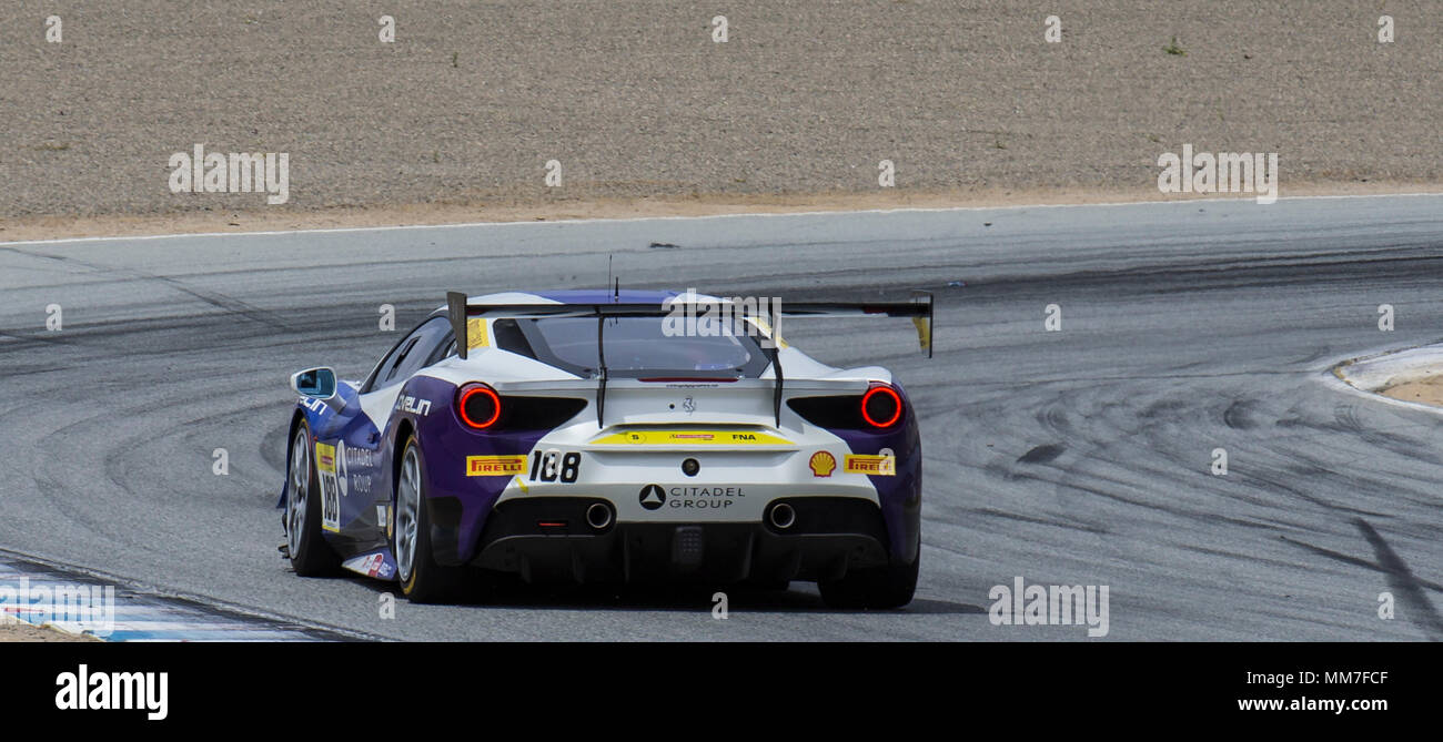 Monterey, CA, USA. 6th May, 2018. A. #188 David Varwig coming into turn ...