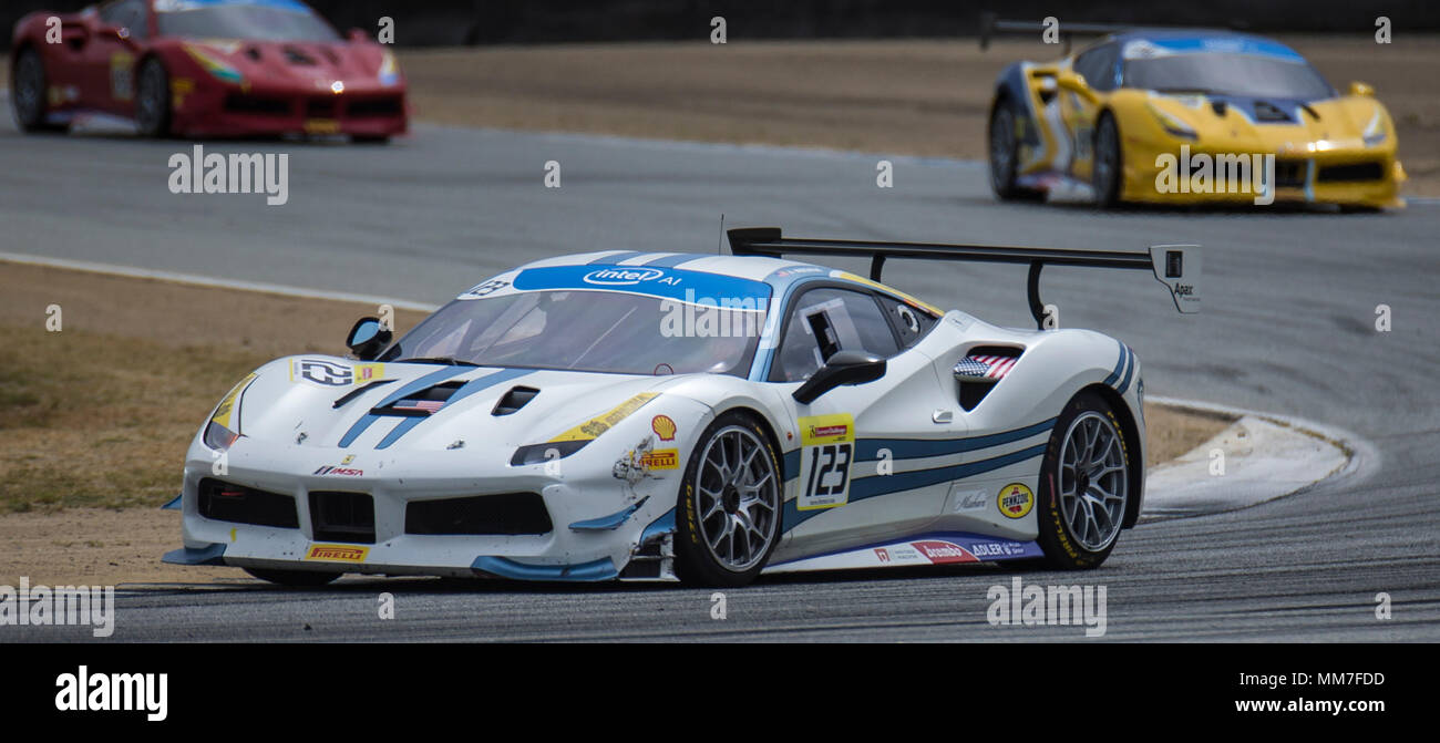 Monterey, CA, USA. 6th May, 2018. A.# 123 john Megrue coming out of ...