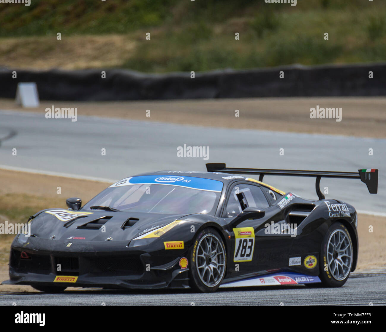 Monterey, CA, USA. 6th May, 2018. A. #183 Chas Bruck coming out of turn ...