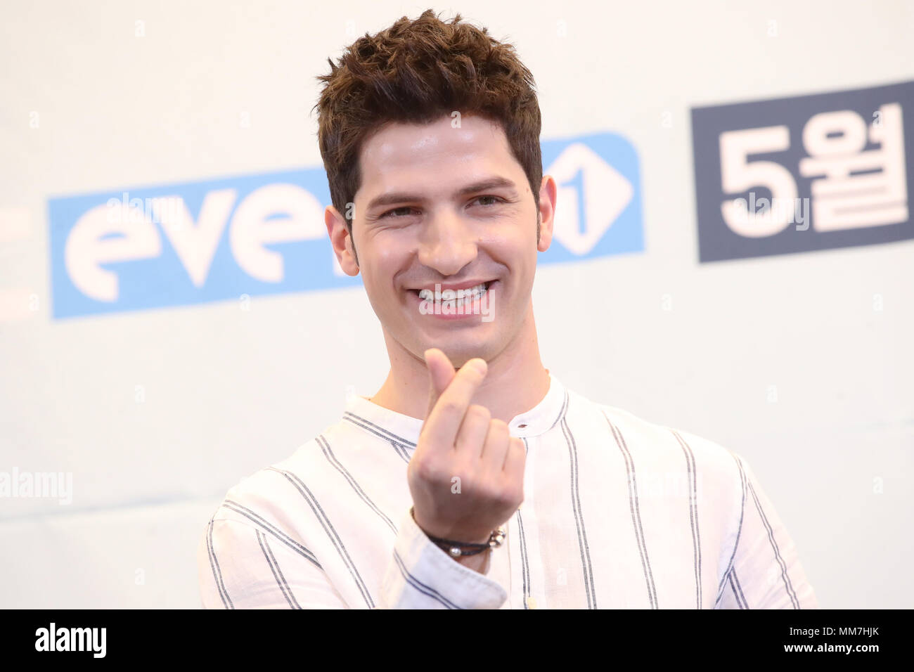 10th May, 2018. Italian entertainer Alberto Mondi Italian entertainer ...