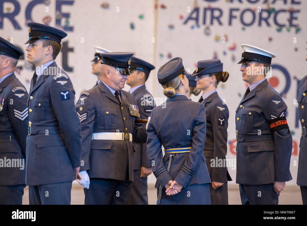Honington, UK. 10th May 2018. Flight Lieutenant ‘Jess’ Donnelly (Parade ...