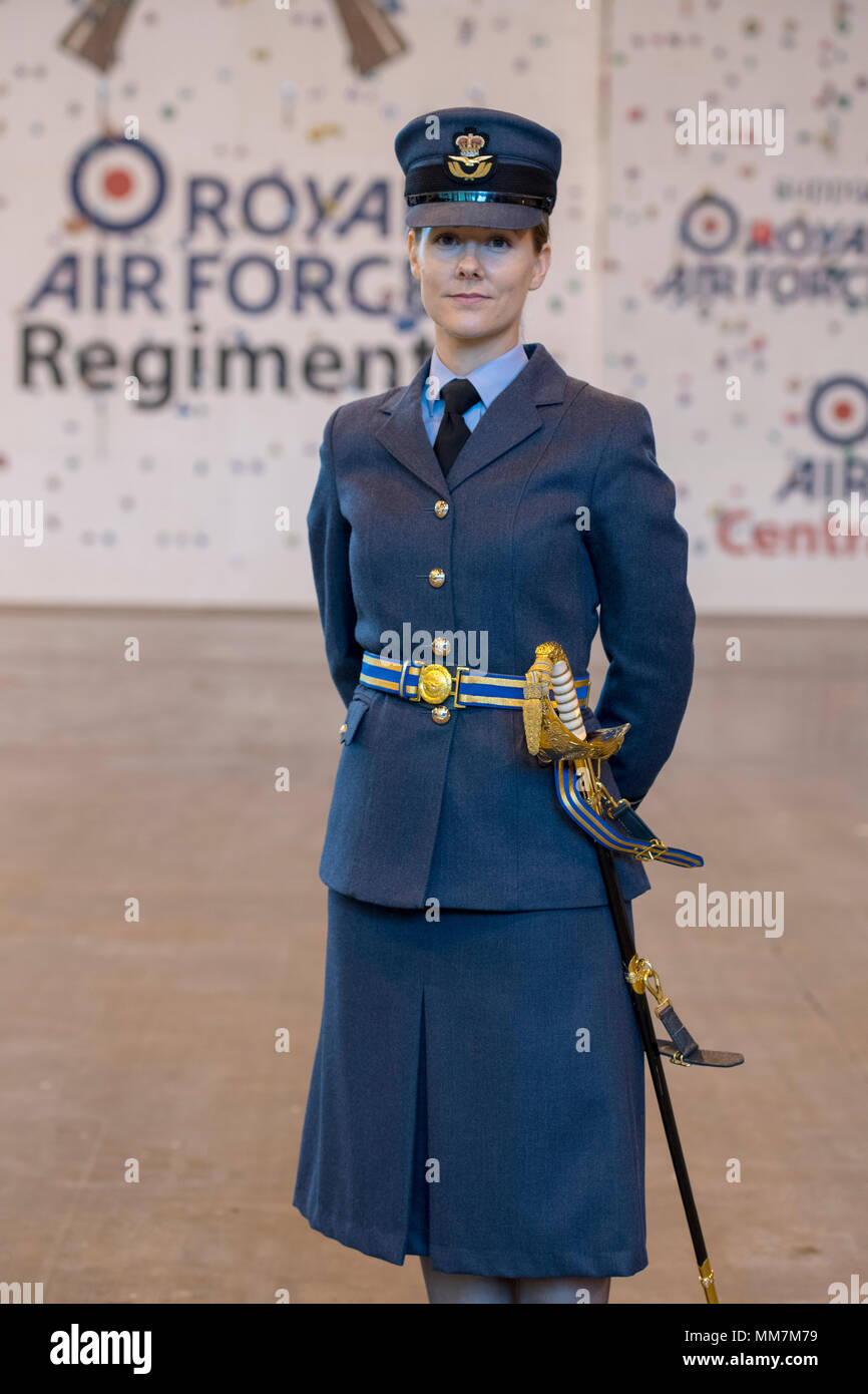 Honington, UK. 10th May 2018. Flight Lieutenant ‘Jess’ Donnelly, Parade ...