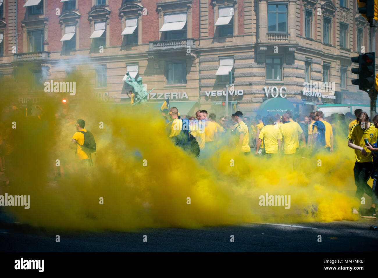 Brondby copenhagen hooligans hi-res stock photography and images - Alamy