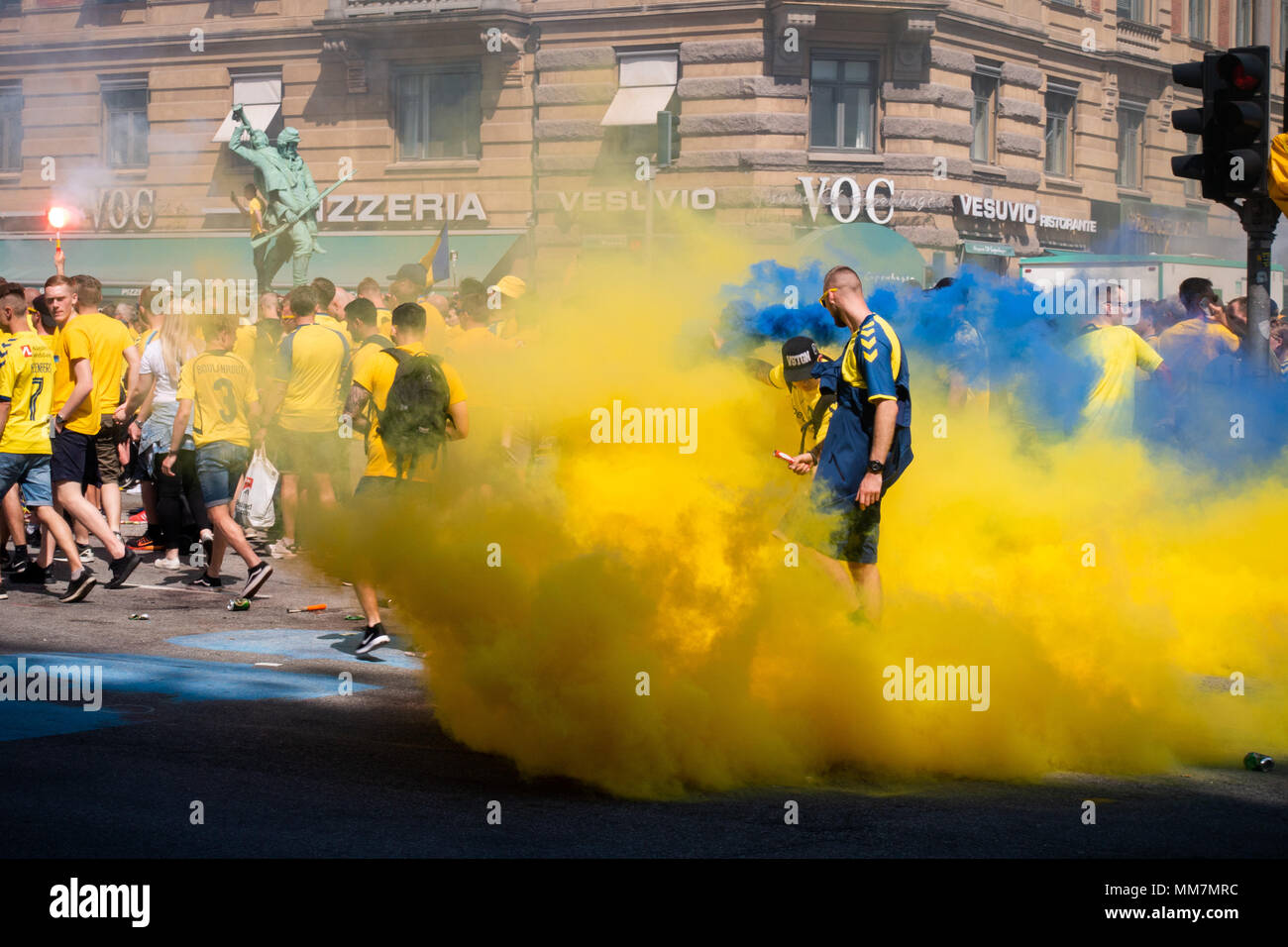 Brondby copenhagen hooligans hi-res stock photography and images - Alamy