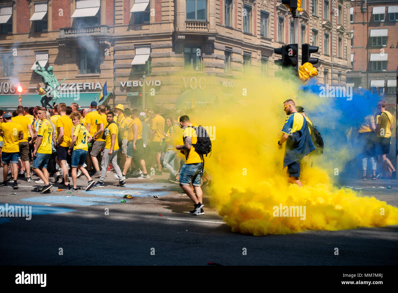 Brondby copenhagen hooligans hi-res stock photography and images - Alamy